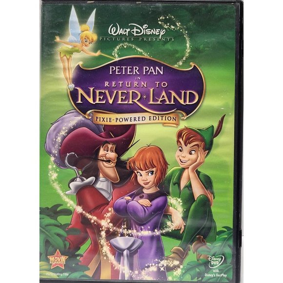 Media | Peter Pan In Return To Never Land Pixiepowered Edition Dvd | Poshmark